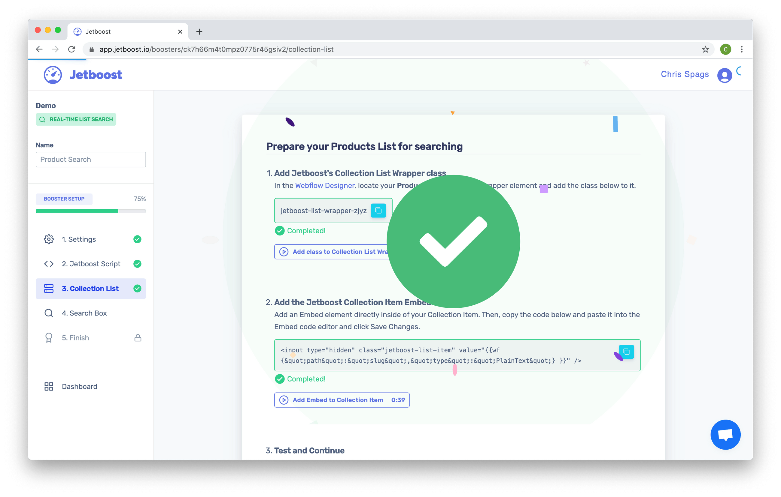 Jetboost - No-code search and filters for Webflow CMS